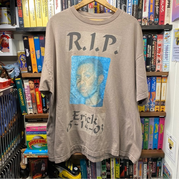 Champs | Shirts | Xxl Vintage Y2k In Memory Tee Erick With A K | Poshmark